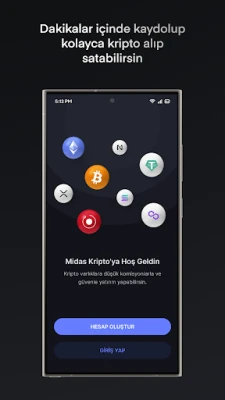 Midas Kripto: Bitcoin Al Sat APK indir